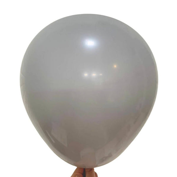 18" Grey Latex Party Balloon | Online Party Supplies
