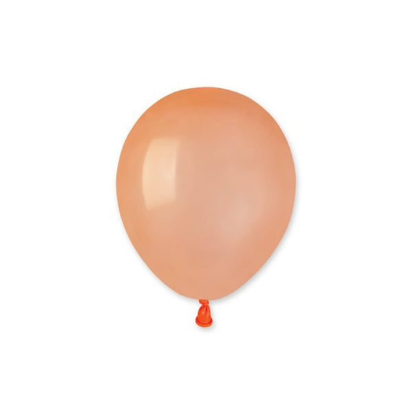 5-inch Mini Peach Blush Latex Balloons 10pk
