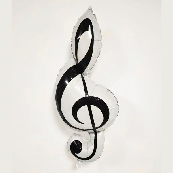 Jumbo Treble Clef Music Note Foil Balloon