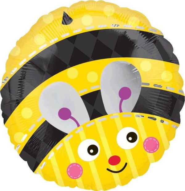 Cute Bumble Bee Foil Balloon 45cm | Online Party Supplies