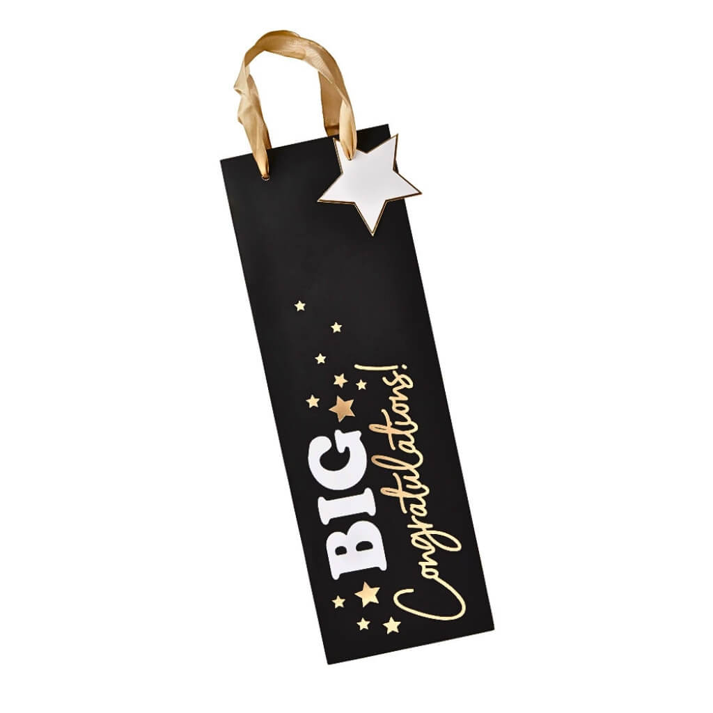 Celebration bottle gift bag for wine or champagne