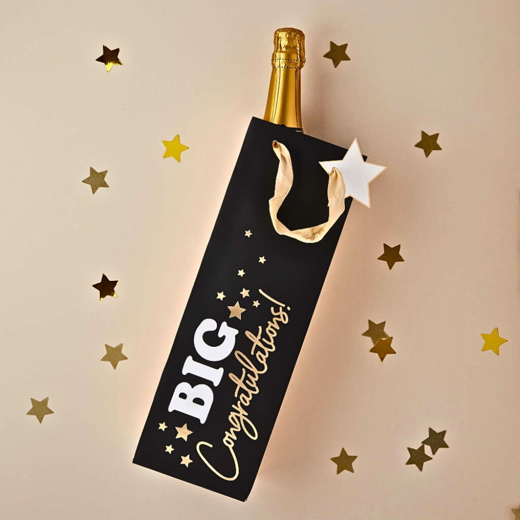 Big Congratulations Bottle Gift Bag