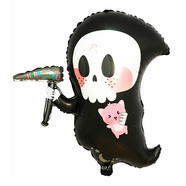 Cute Death Holding Axe Foil Balloon