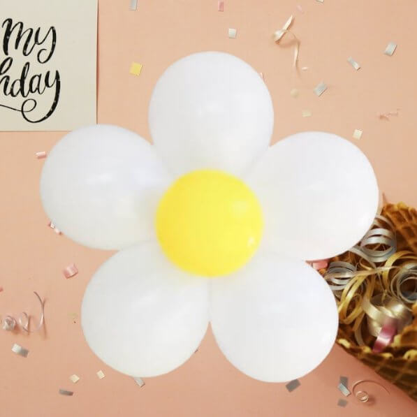 Online Party Supplies / Products / Balloons / White Daisy Latex ...