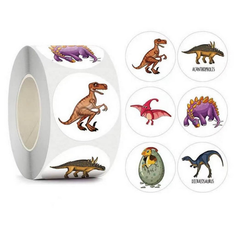 Cute Dinosaur Reward Stickers 50pk | Online Party Supplies