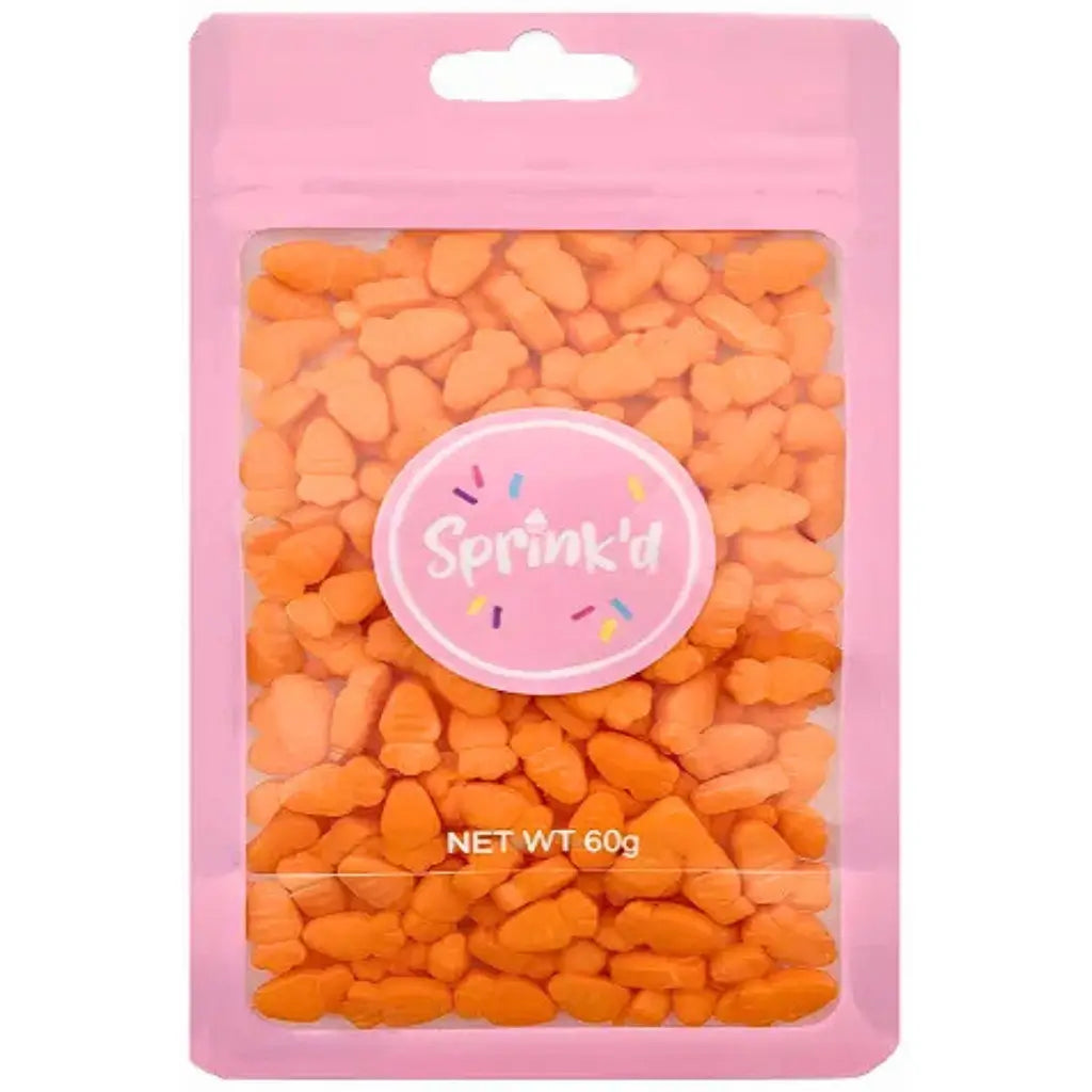 Sprink’d carrot shaped sugar sprinkles 60g