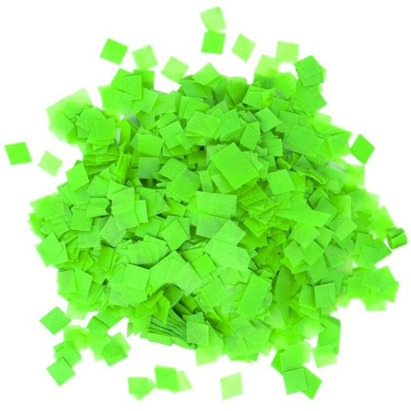 Square Apple Green Tissue Paper Confetti Sprinkles