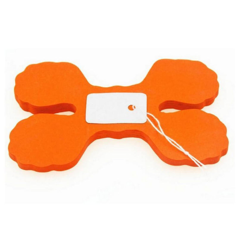 3.6m Four Leaf Clover Tissue Paper Garland - Orange