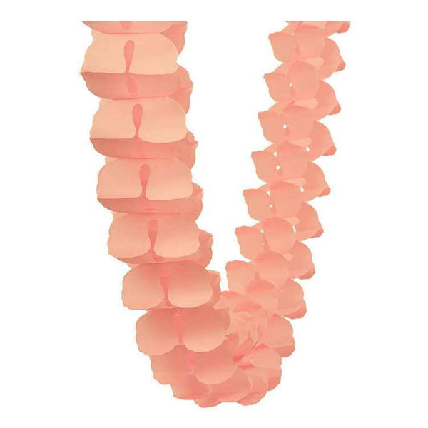 Peach Four Leaf Clover Tissue Paper Bunting
