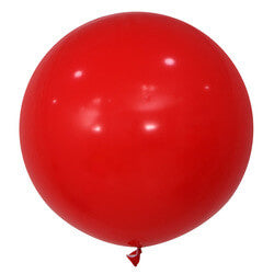 90cm Jumbo Round Red Latex Party Balloon | Party Supplies