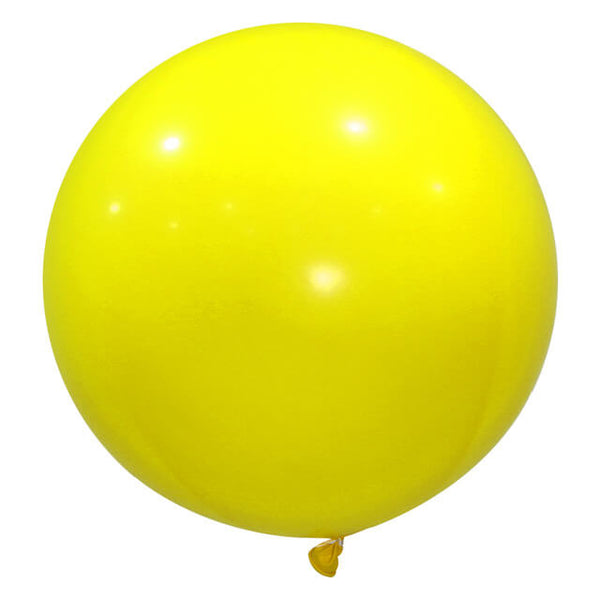 36-inch Jumbo Round Yellow Latex Party Balloon | Online Party Supplies