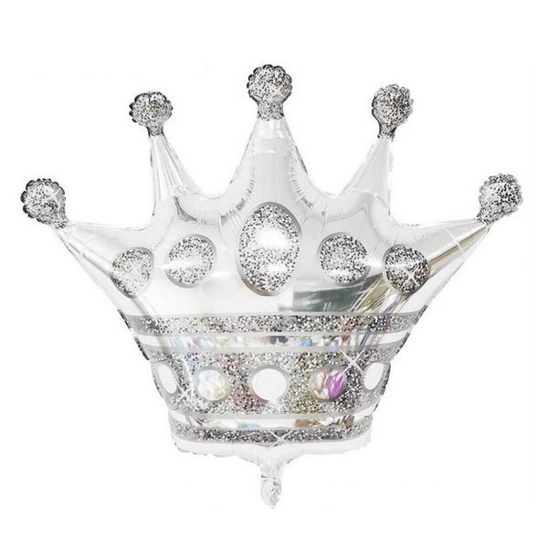 Jumbo Silver Crown Royal Party Foil Balloon