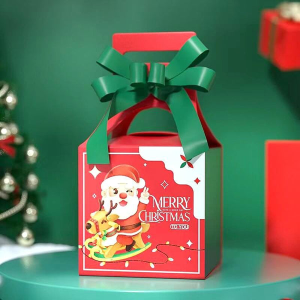 5pk Red Santa Winking Christmas Sweet Treat Boxes