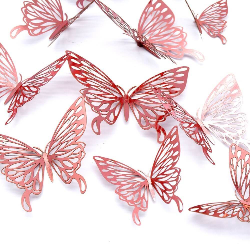 3D Butterfly Stickers - Art & Craft Birthday Party & Gift Wrapping Ideas