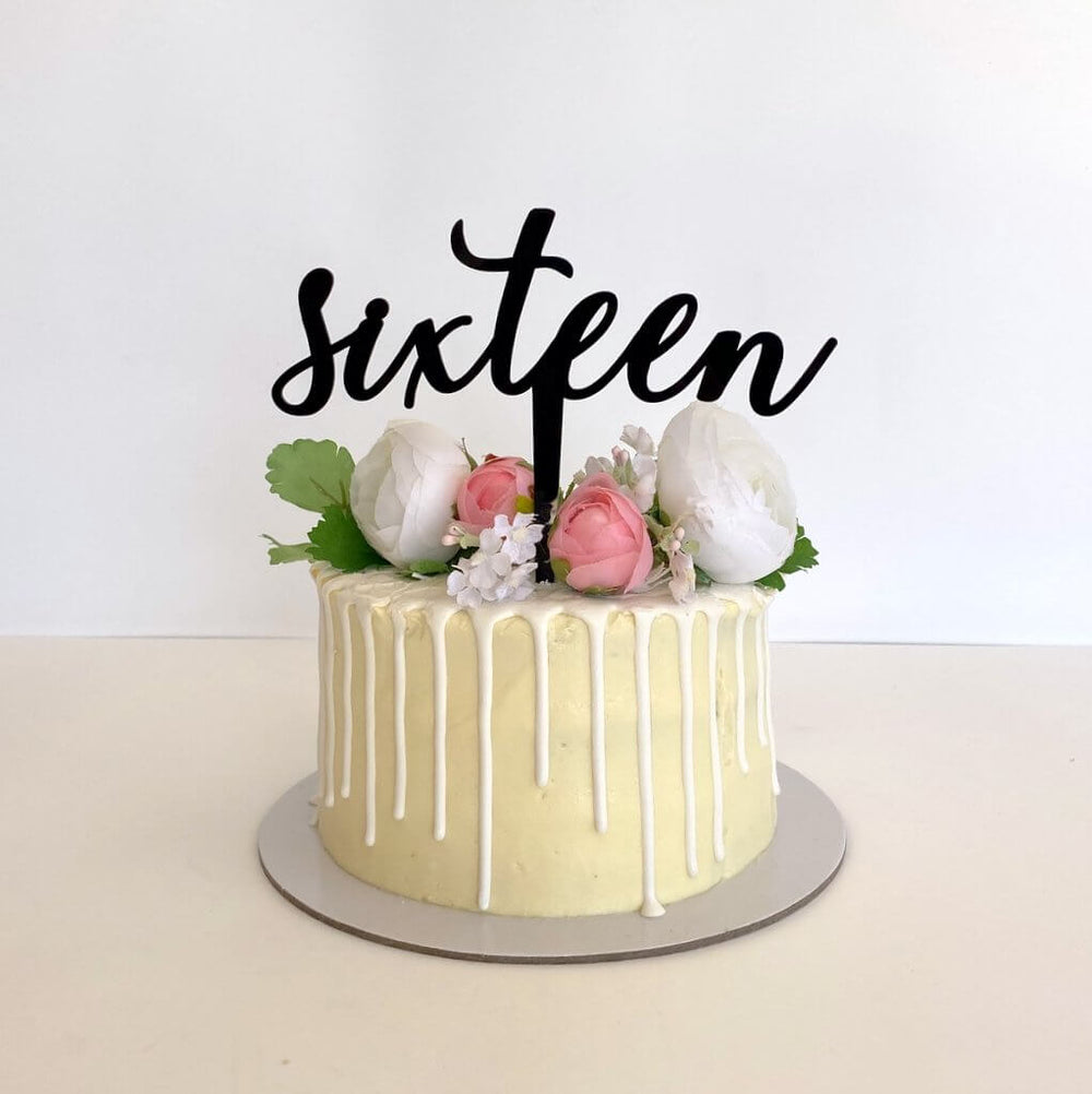 16th Birthday Cake Toppers - Sweet 16 Cake Decorations Australia ...