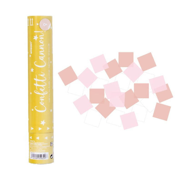 Confetti Cannon Pink 24cm Party Popper | Party Supplies
